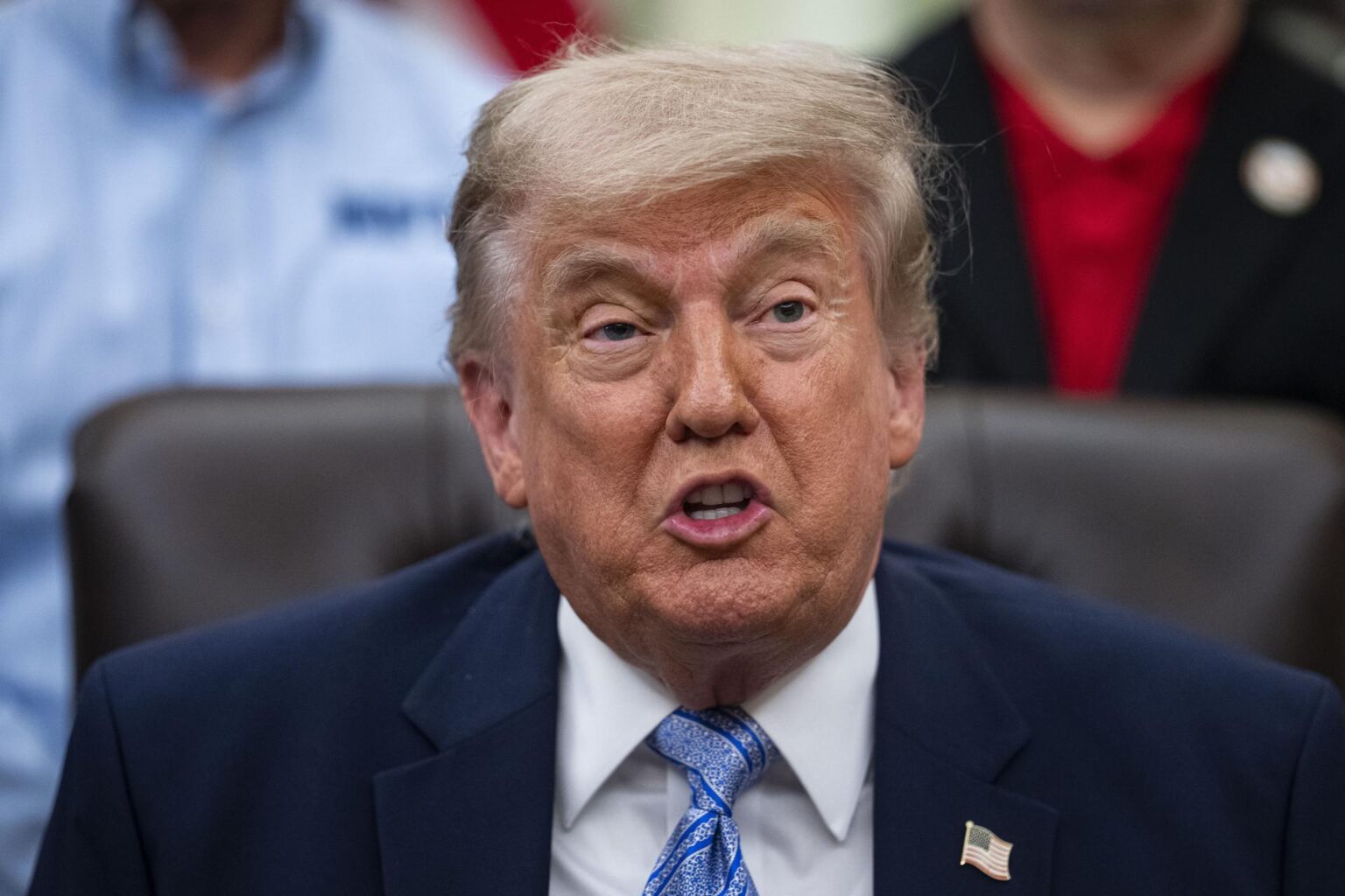 Trump mueve por mal tiempo a Washington la reunión de gabinete que ...